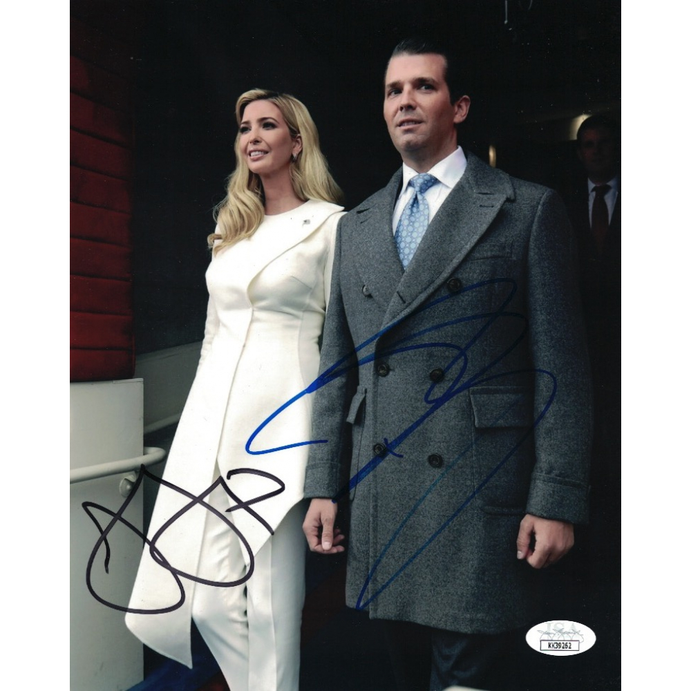Donald Trump Jr. & Ivanka Trump Signed 8x10 Photo (JSA COA) | Pristine ...