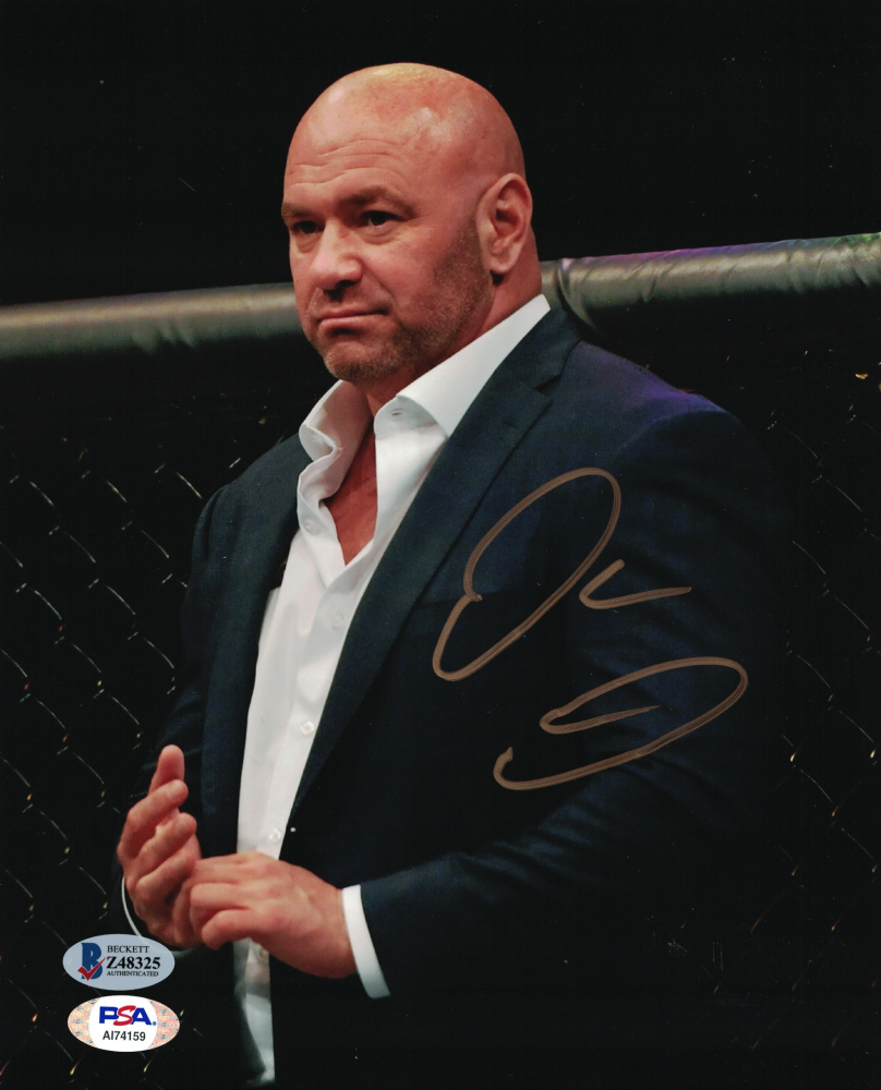Dana White Signed 8x10 Photo (Beckett COA) | Pristine Auction