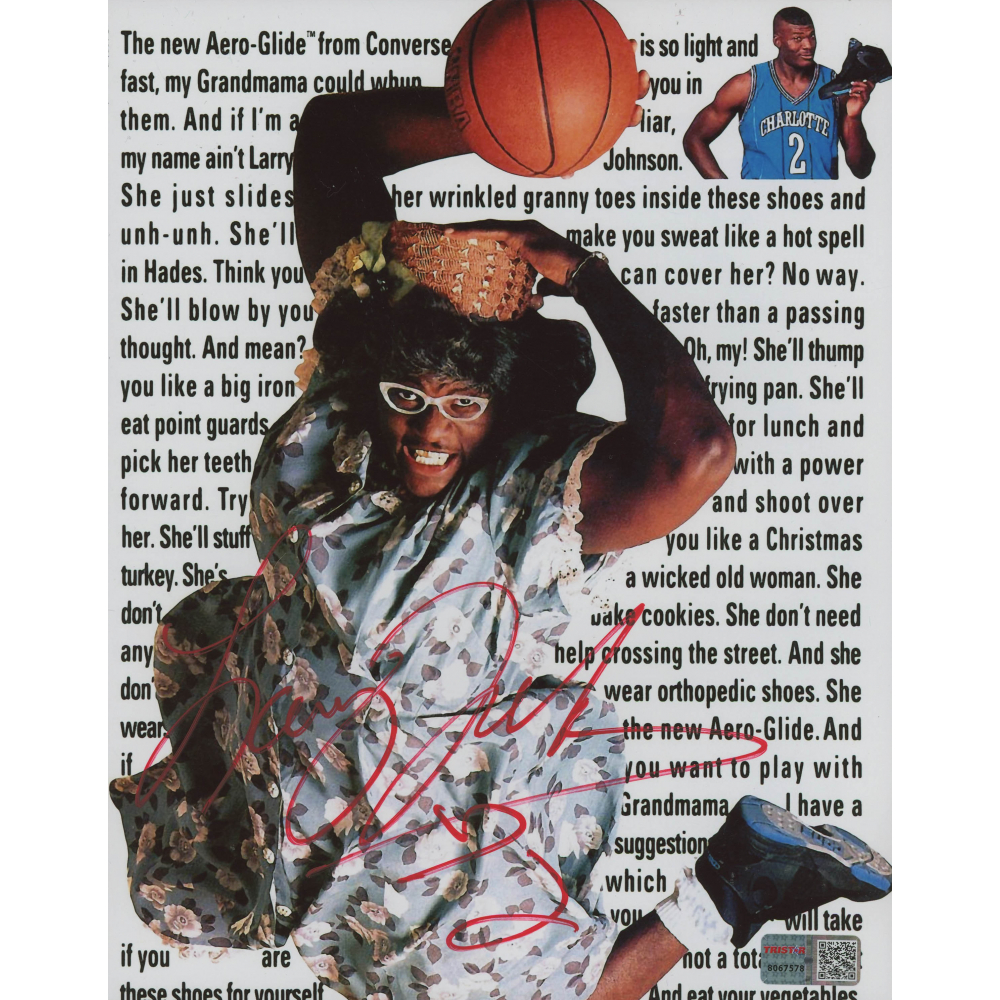Larry Johnson Signed "Family Matters" 8x10 Photo (TriStar Hologram ...