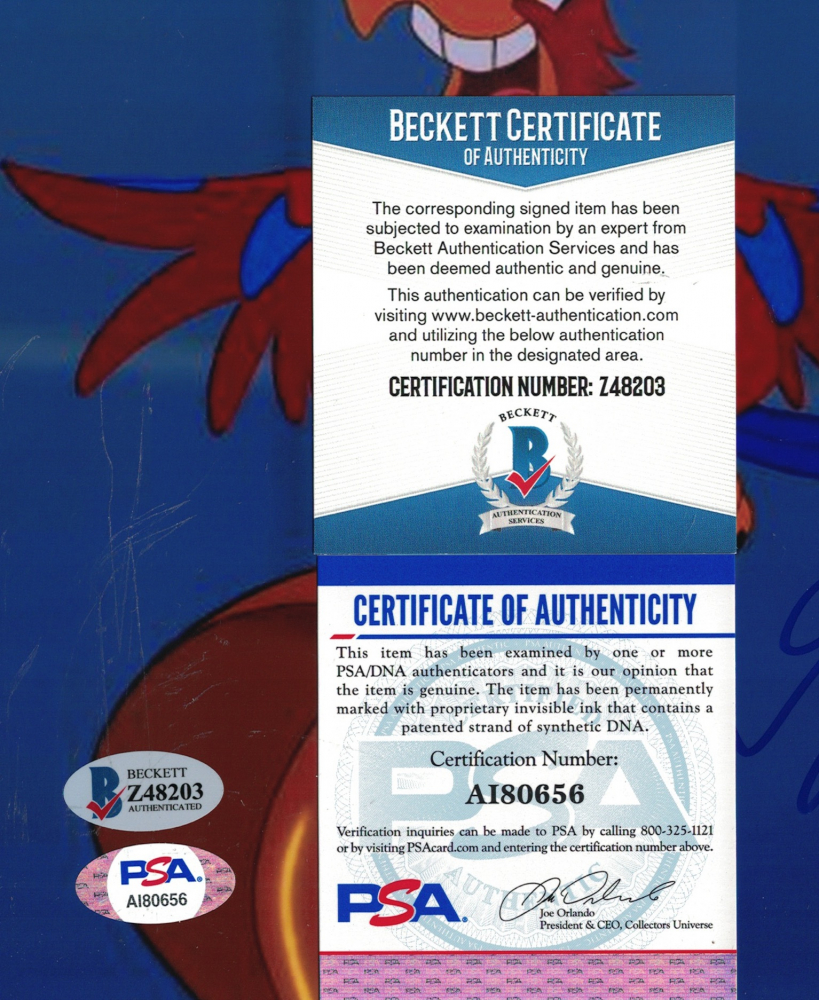 Gilbert Gottfried Signed "Aladdin" 8x10 Photo (Beckett COA) | Pristine ...