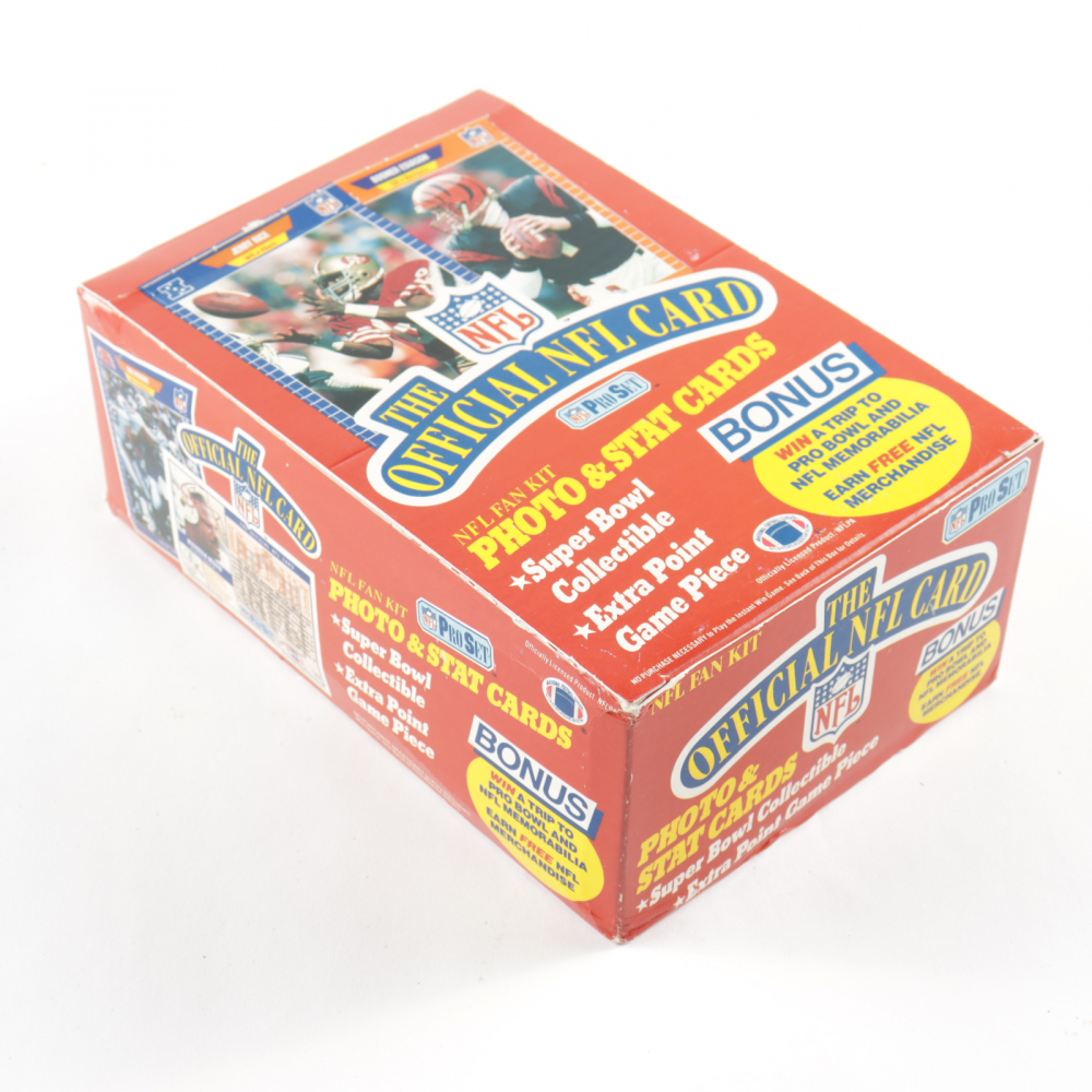 1989 Pro Set NFL Football Full Box with (36) Packs (See Description ...