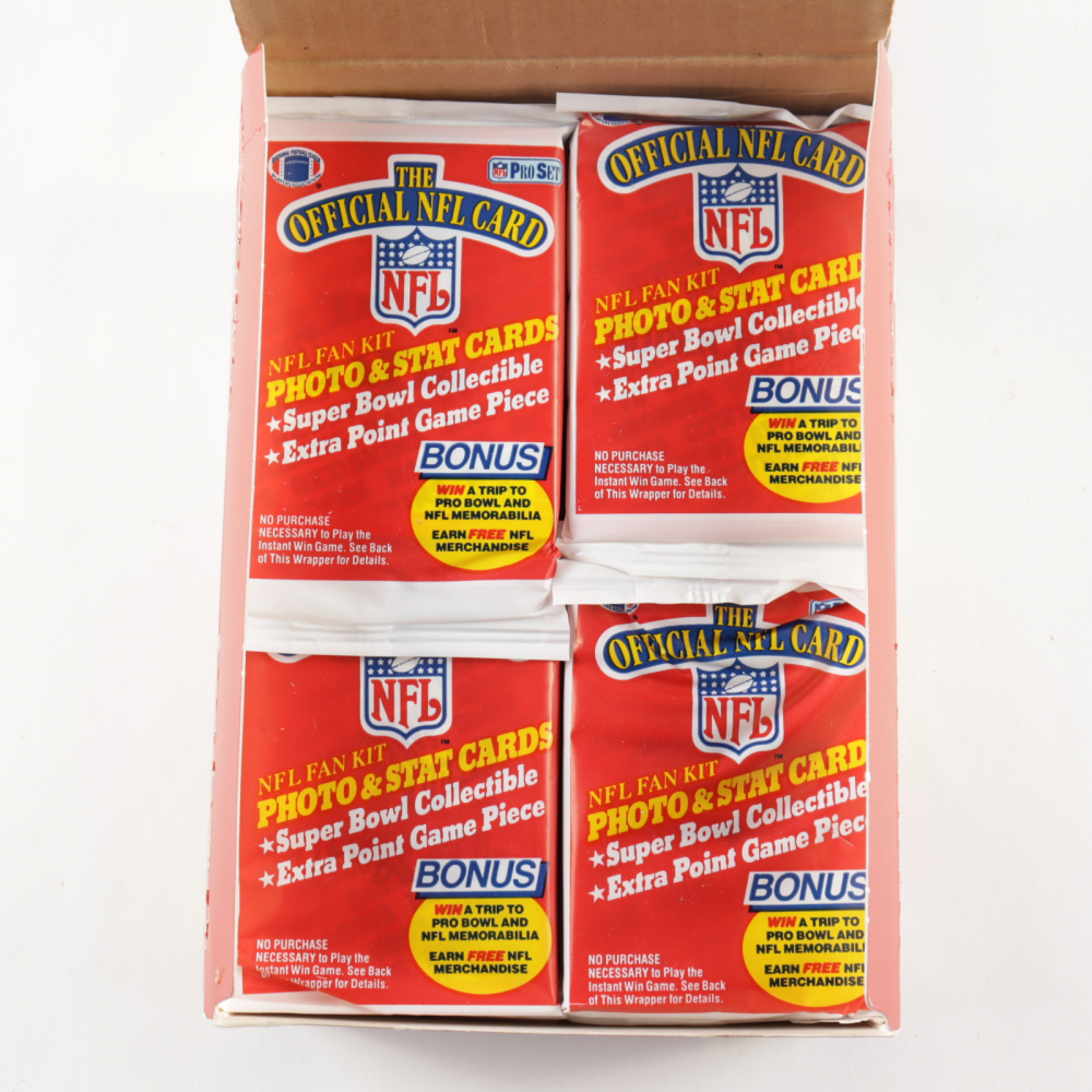 1989 Pro Set NFL Football Full Box with (36) Packs (See Description ...