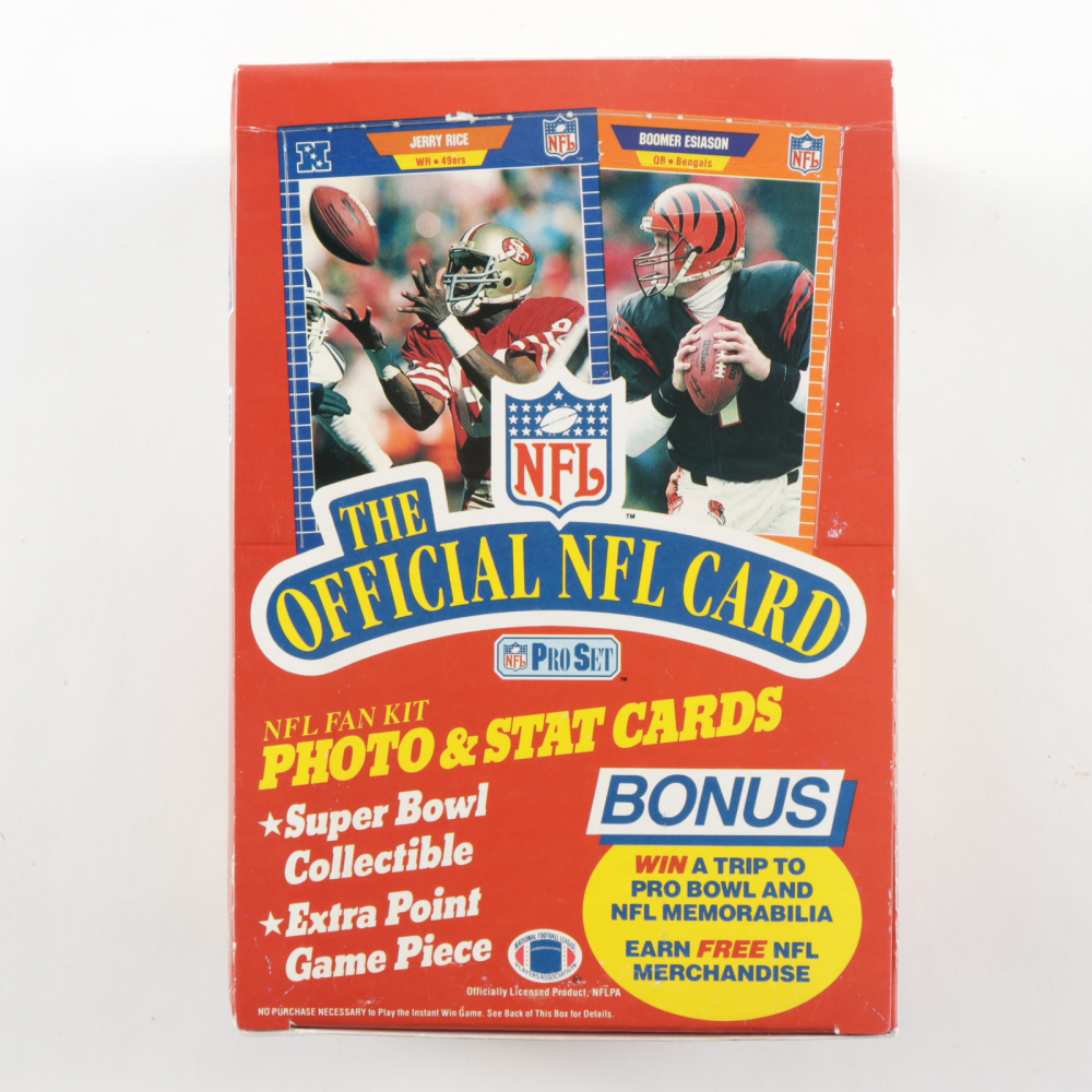 1989 Pro Set NFL Football Full Box with (36) Packs (See Description ...