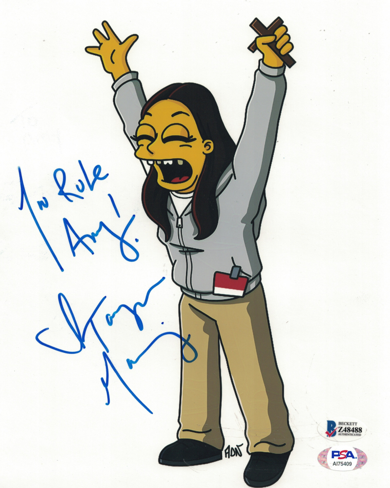 Taryn Manning Signed "The Simpsons" 8x10 Photo Inscribed "You Rule Amy ...