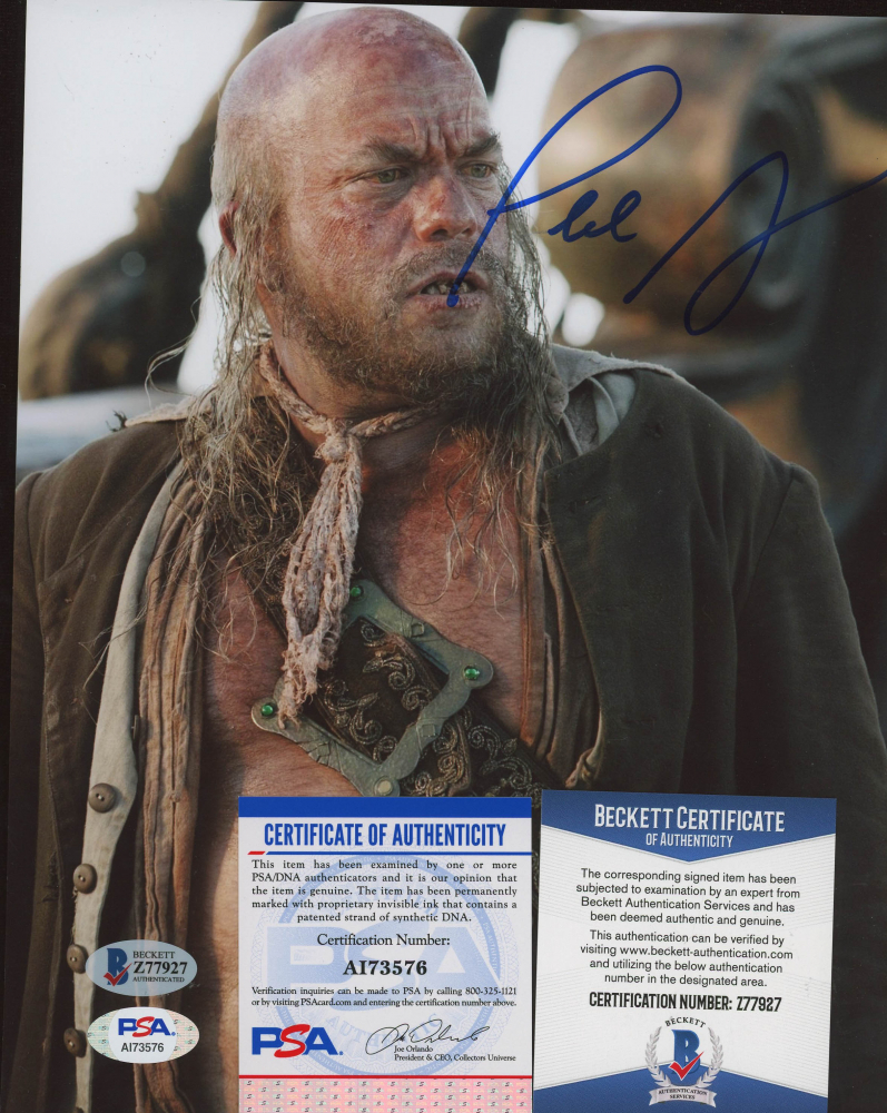 Lee Arenberg Signed "Pirates of the Caribbean: At World's End" 8x10 ...