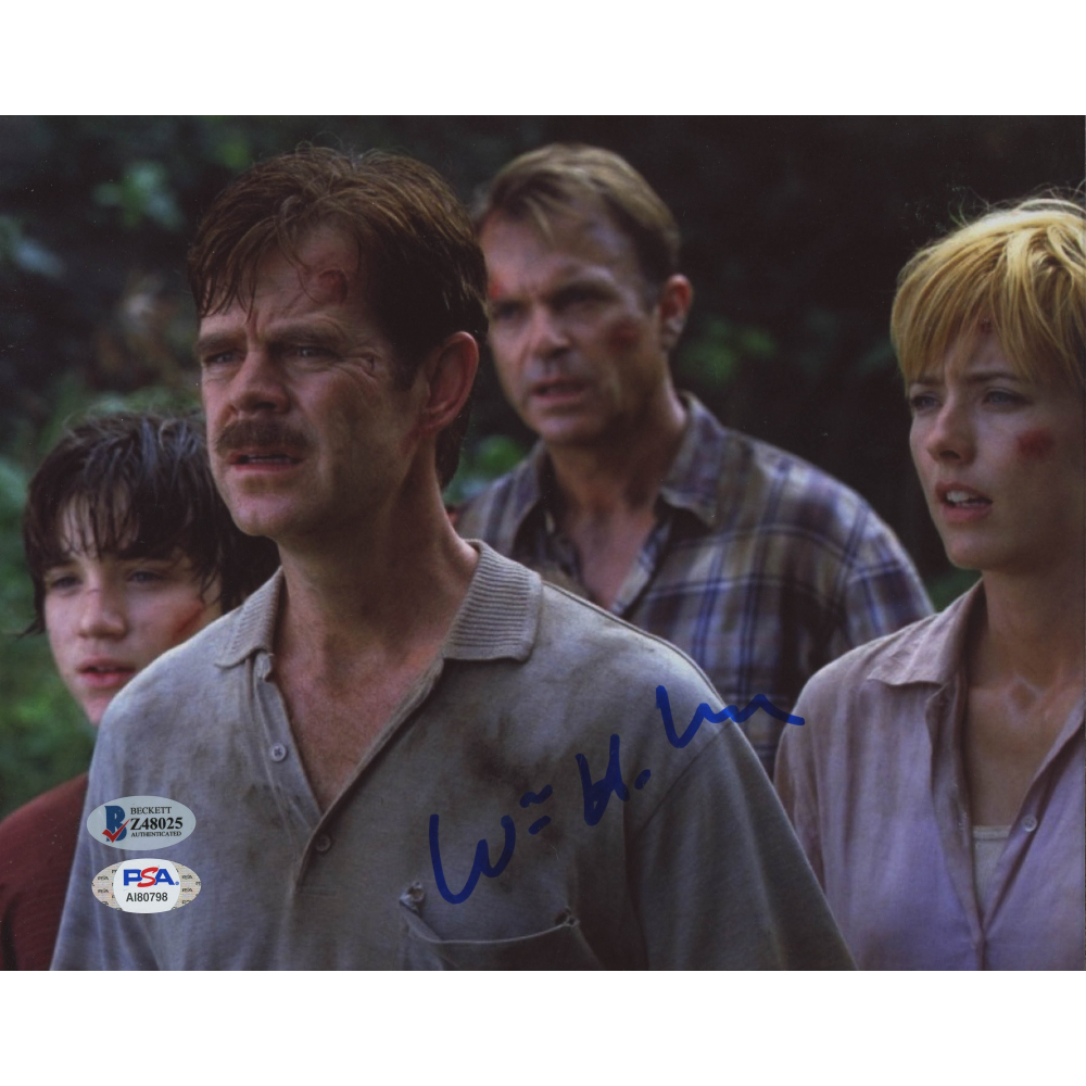 William H. Macy Signed "Jurassic Park III" 8x10 Photo (Beckett COA ...