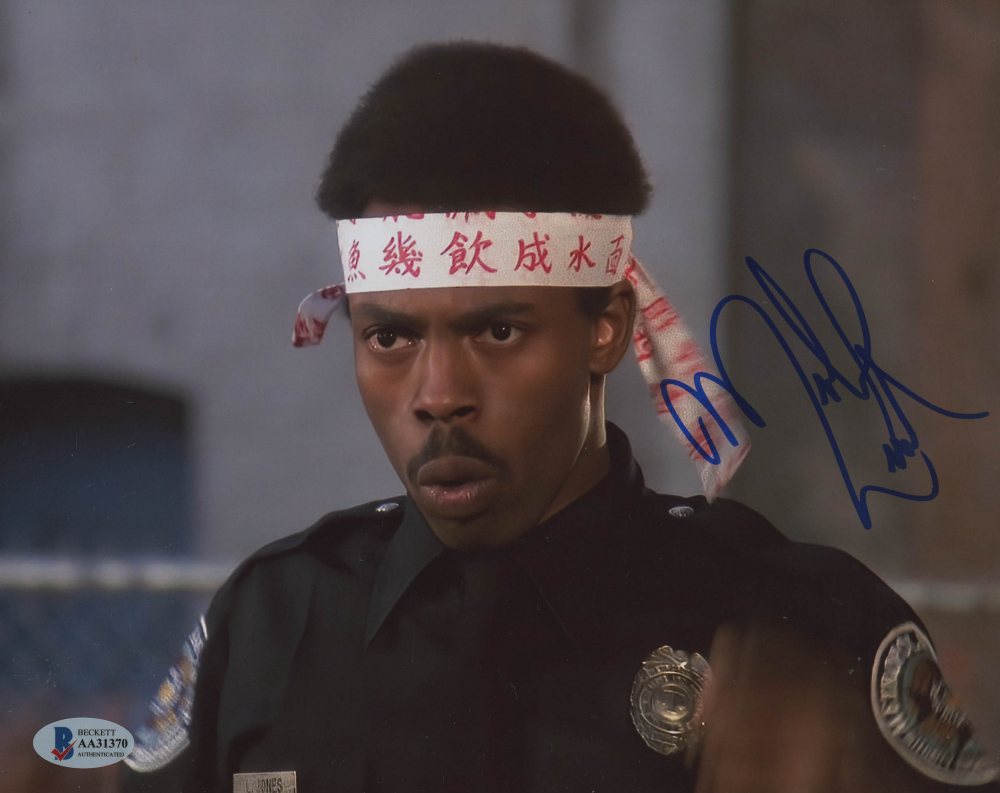 Michael Winslow Signed "Police Academy" 8x10 Photo (Beckett COA ...