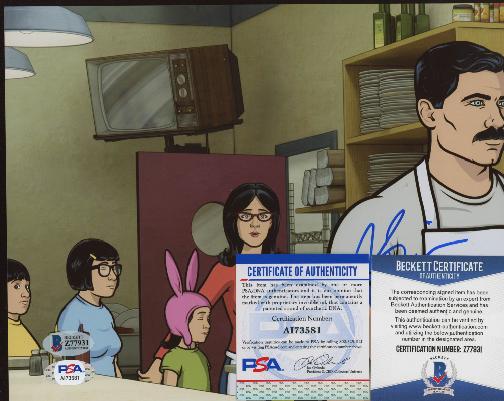 H. Jon Benjamin Signed "Archer" 8x10 Photo (Beckett COA) | Pristine Auction