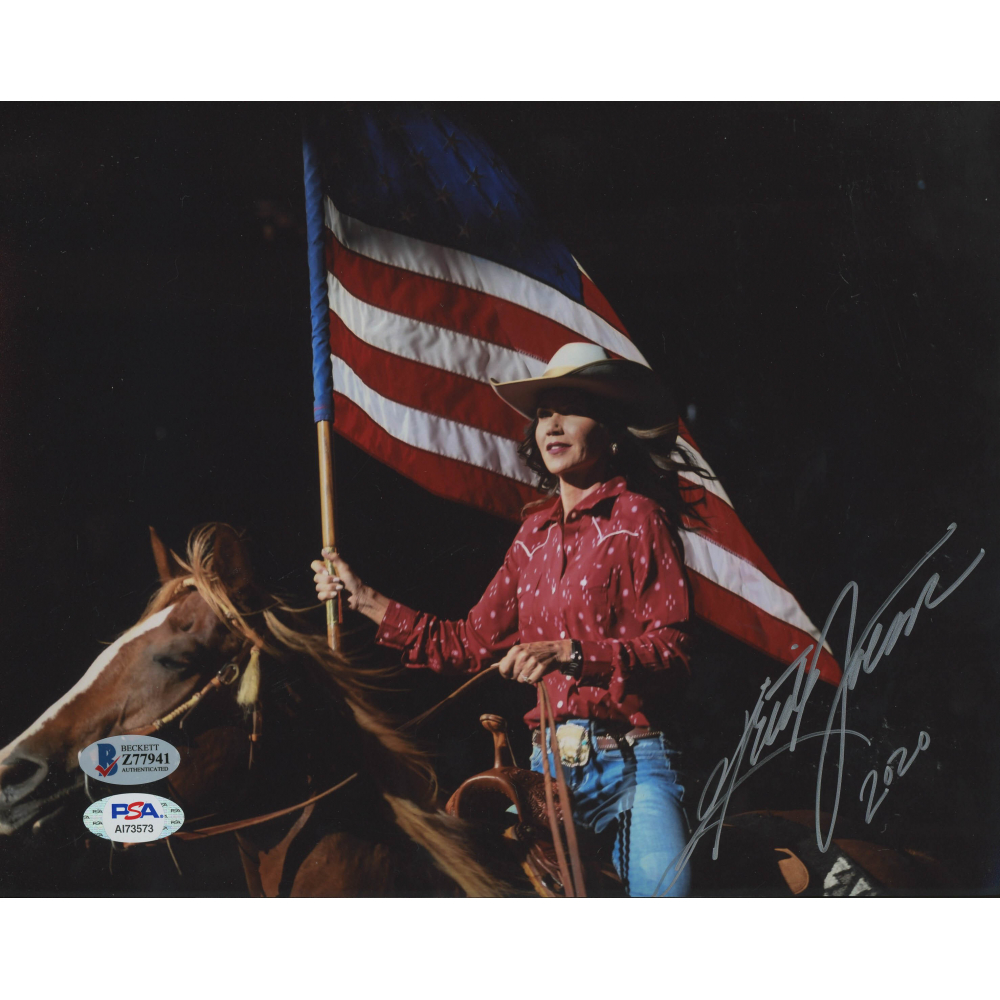 Kristi Noem Signed 8x10 Photo Inscribed "2020" (Beckett) | Pristine Auction