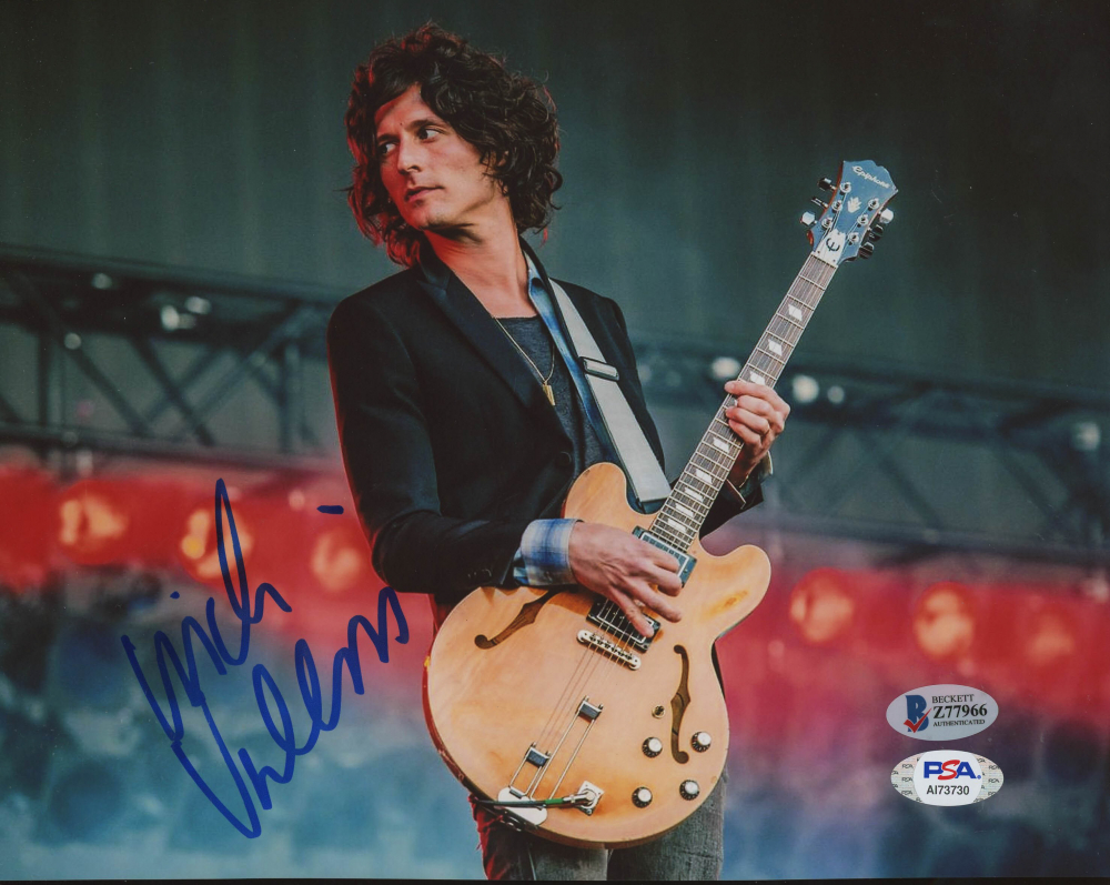 Nick Valensi Signed 8x10 Photo (Beckett COA) | Pristine Auction