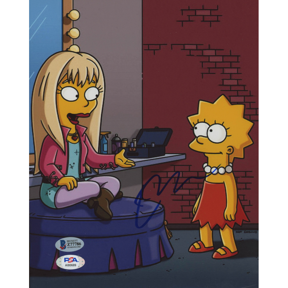 Elliot Page Signed "The Simpsons" 8x10 Photo (Beckett COA) | Pristine ...