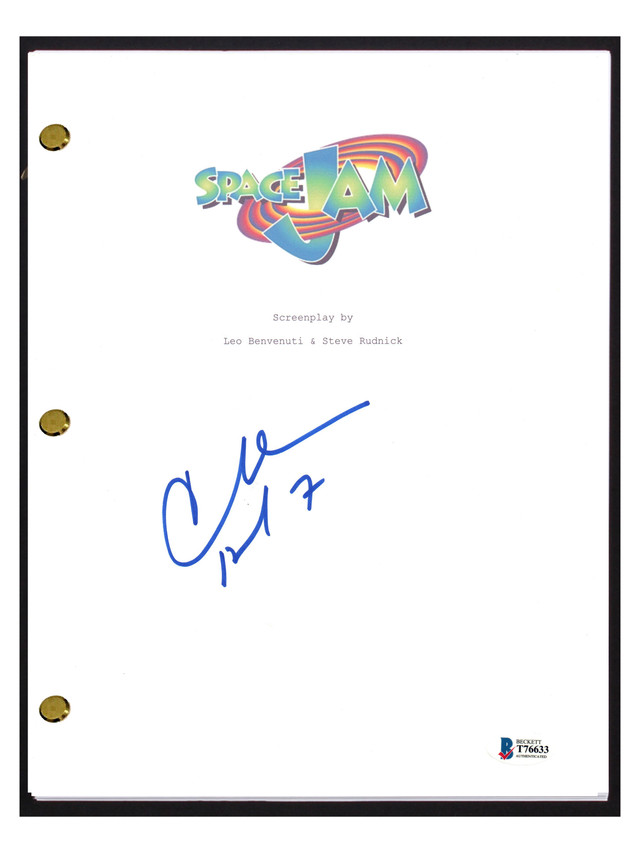 Charles Barkley Signed "Space Jam" Movie Script (Beckett COA ...