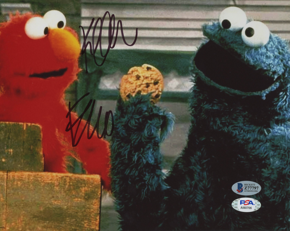 Kevin Clash Signed "Sesame Street" 8x10 Photo Inscribed "Elmo" (Beckett ...