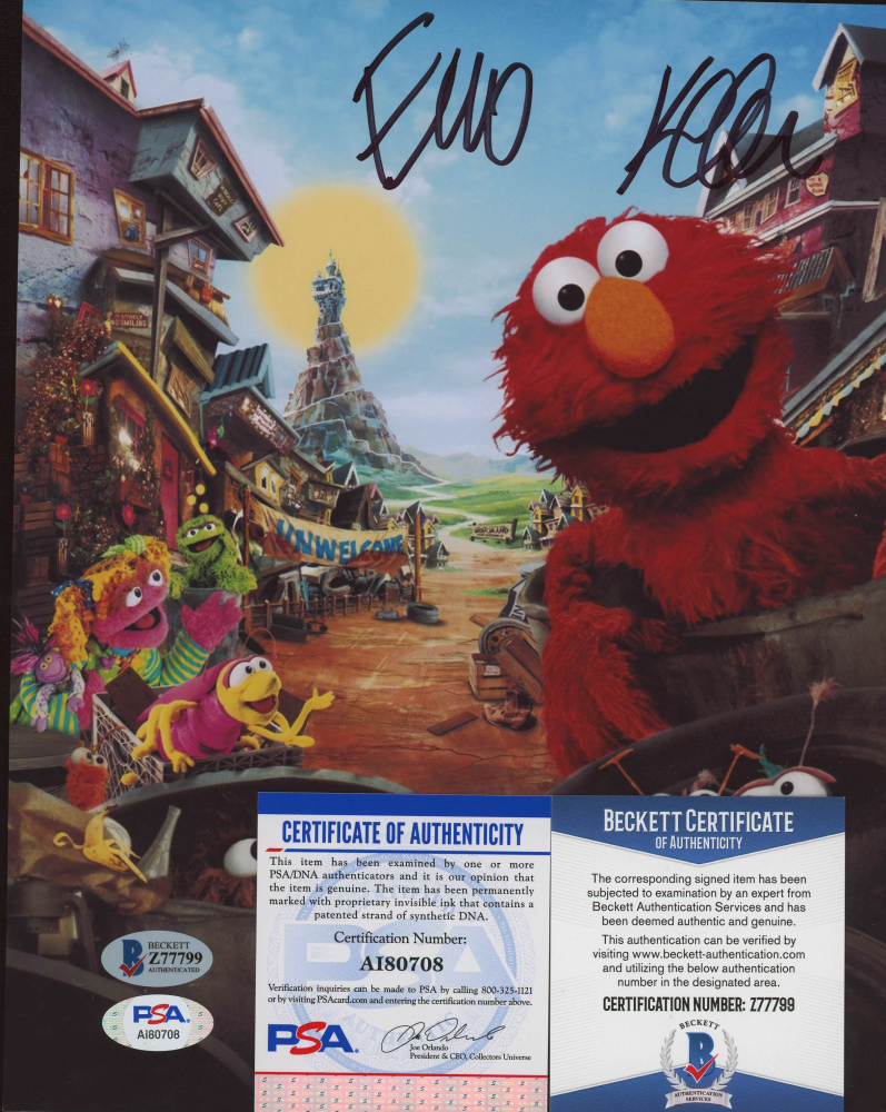 Kevin Clash Signed "Sesame Street" 8x10 Photo Inscribed "Elmo" (Beckett ...