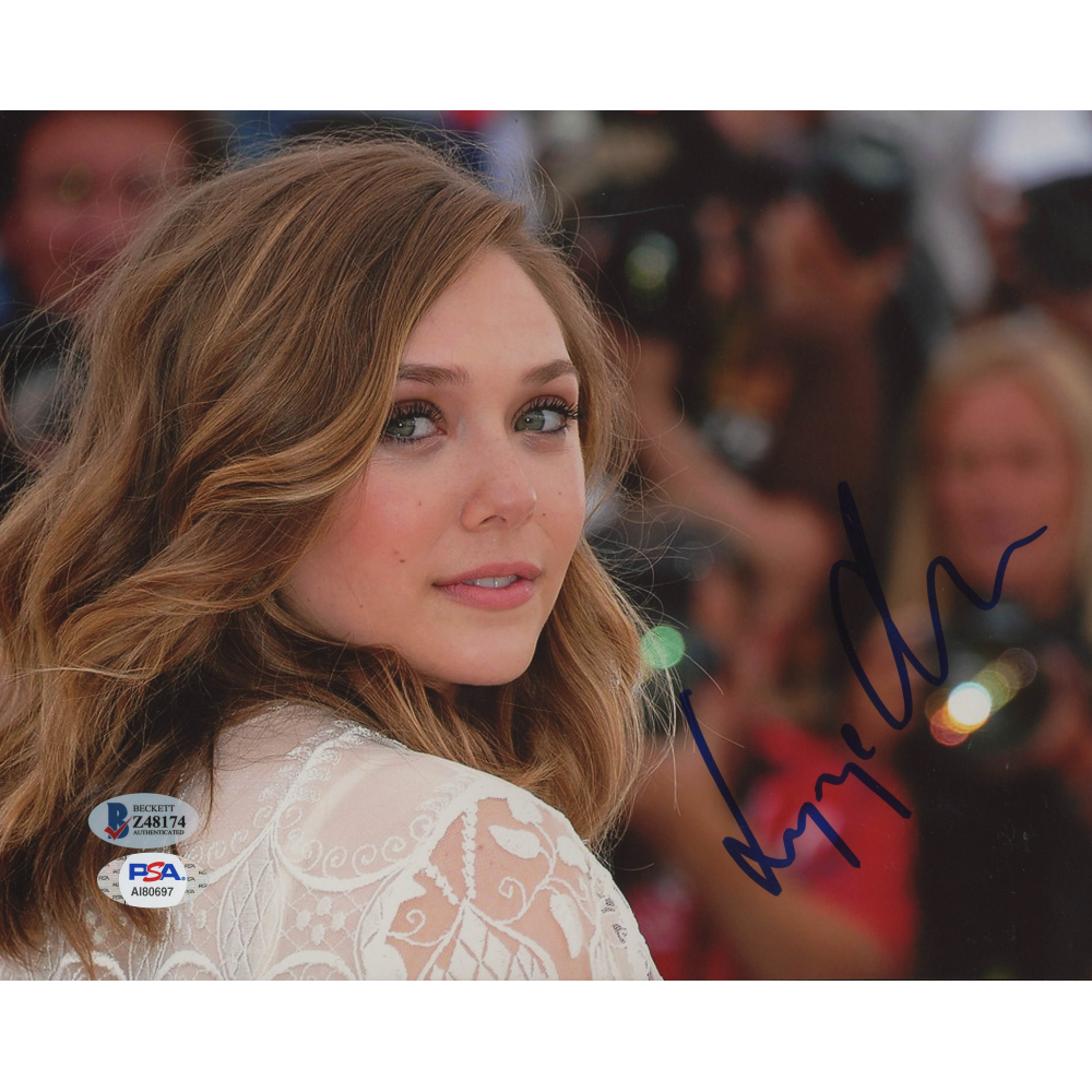 Elizabeth Olsen Signed 8x10 Photo (Beckett COA) | Pristine Auction