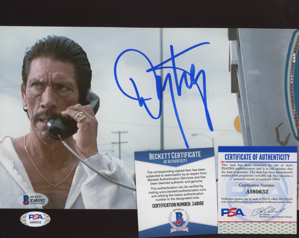 Danny Trejo Signed "Heat" 8x10 Photo (Beckett COA) | Pristine Auction