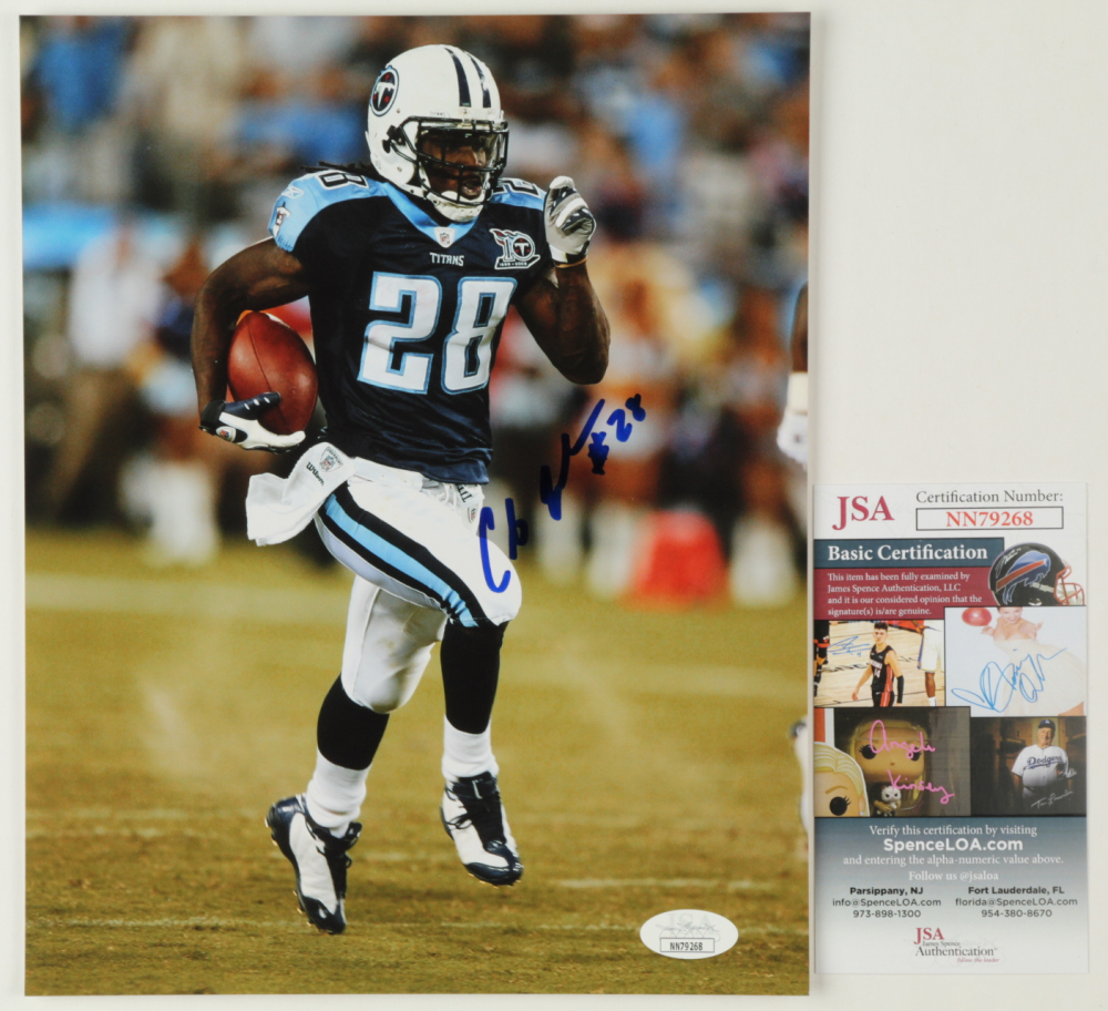 Chris Johnson Signed Titans 8x10 Photo (JSA COA) | Pristine Auction