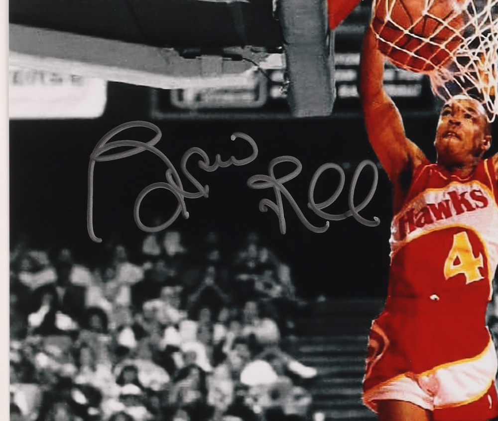 Spud Webb Signed Hawks 11x14 Photo (TriStar Hologram) | Pristine Auction