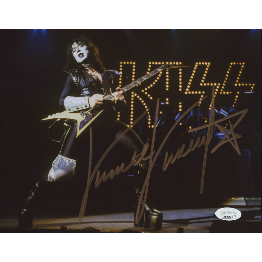 Vinnie Vincent Signed KISS "The Ankh Warrior" 8x10 Photo (JSA COA ...