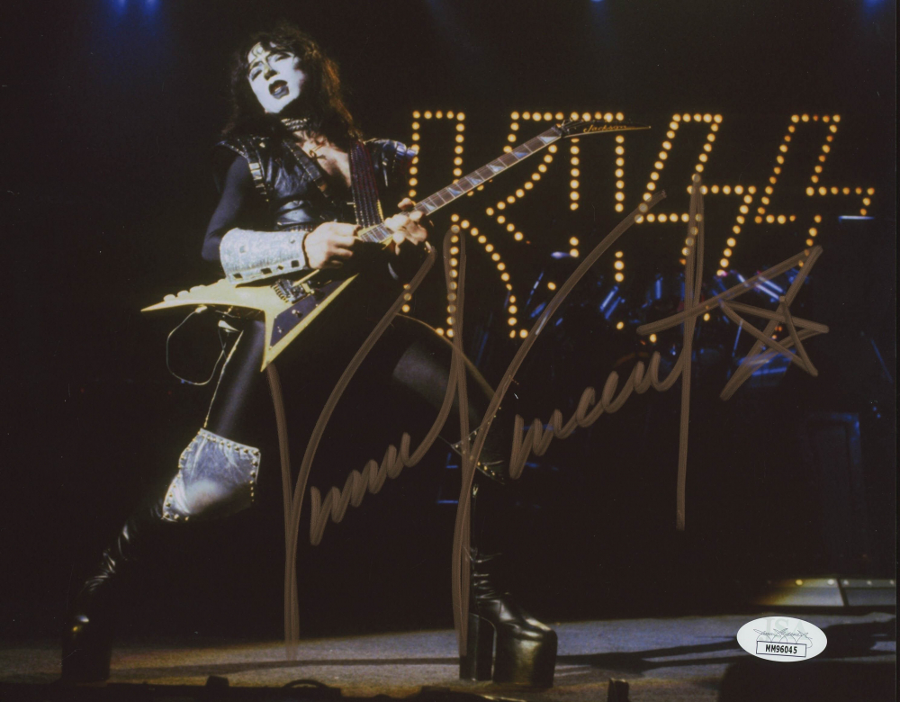 Vinnie Vincent Signed KISS "The Ankh Warrior" 8x10 Photo (JSA COA ...