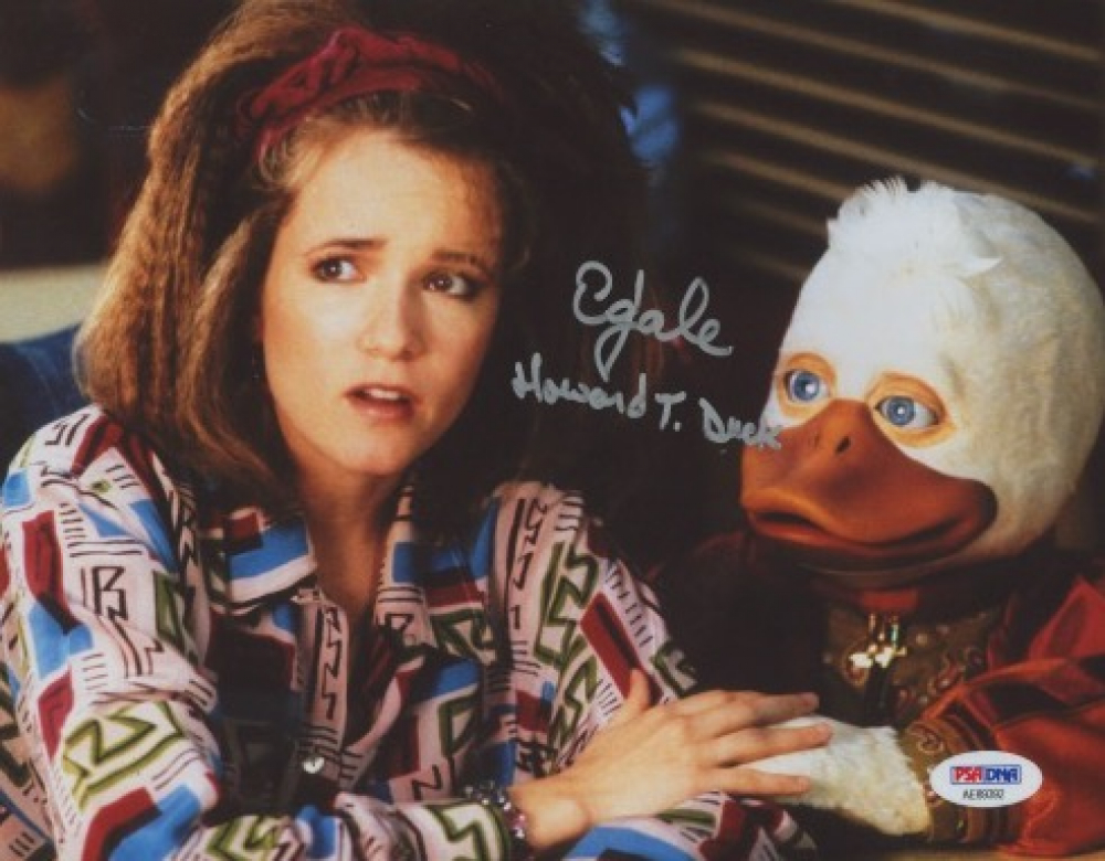 Ed Gale Signed "Howard The Duck" 8x10 Photo Inscribed "Howard T. Duck ...