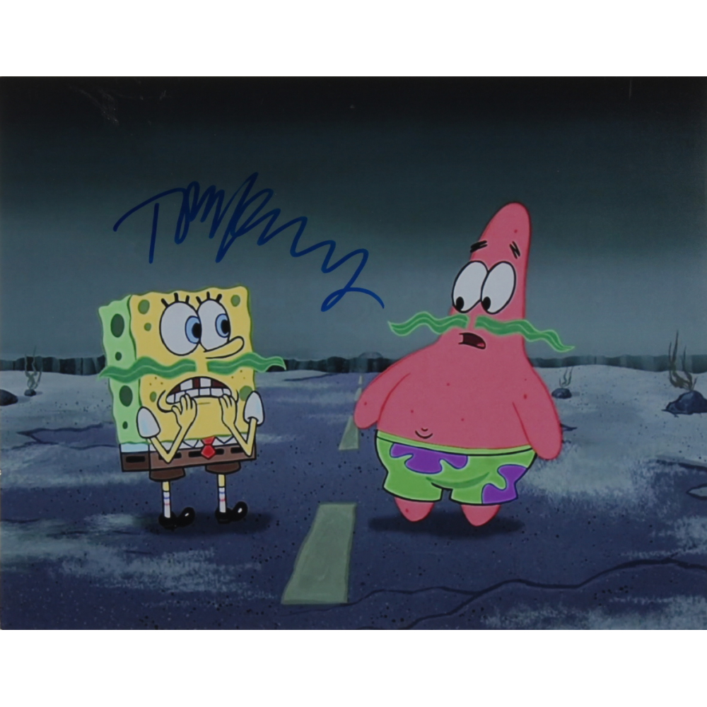 Tom Kenny Signed "SpongeBob SquarePants" 11x14 Photo (AutographCOA COA ...