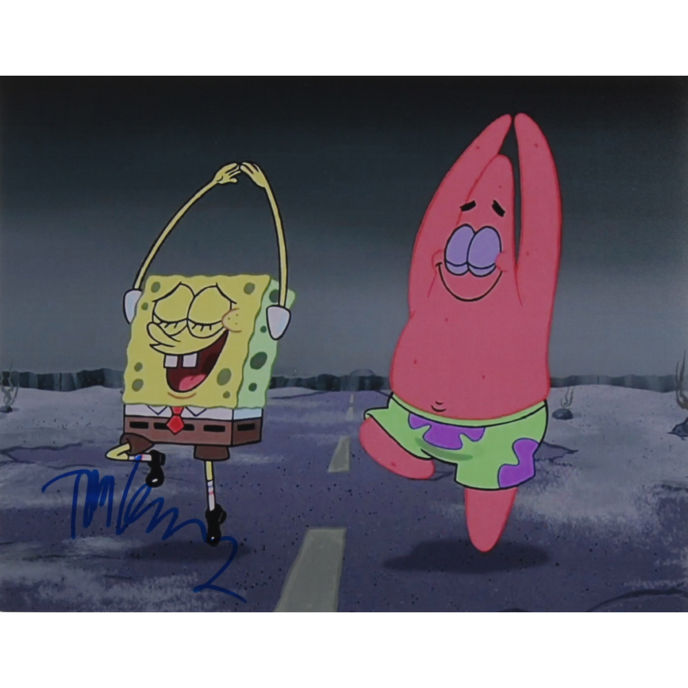 Tom Kenny Signed "The SpongeBob SquarePants Movie" 11x14 Photo ...