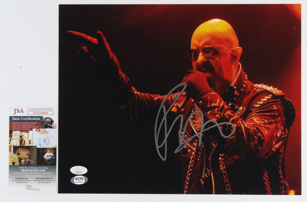 Rob Halford Signed "Judas Priest" 11x14 Photo (JSA COA) | Pristine Auction