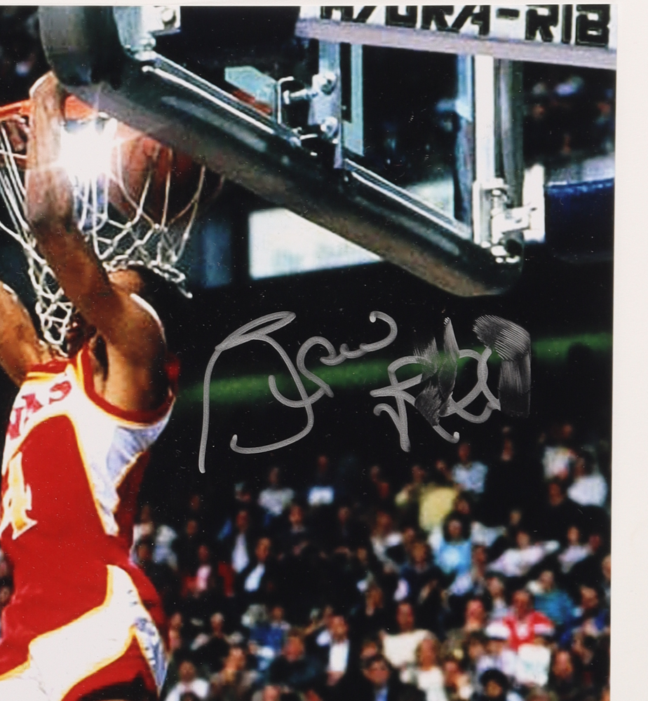 Spud Webb Signed Hawks 11x14 Photo (TriStar Hologram) (See Description ...