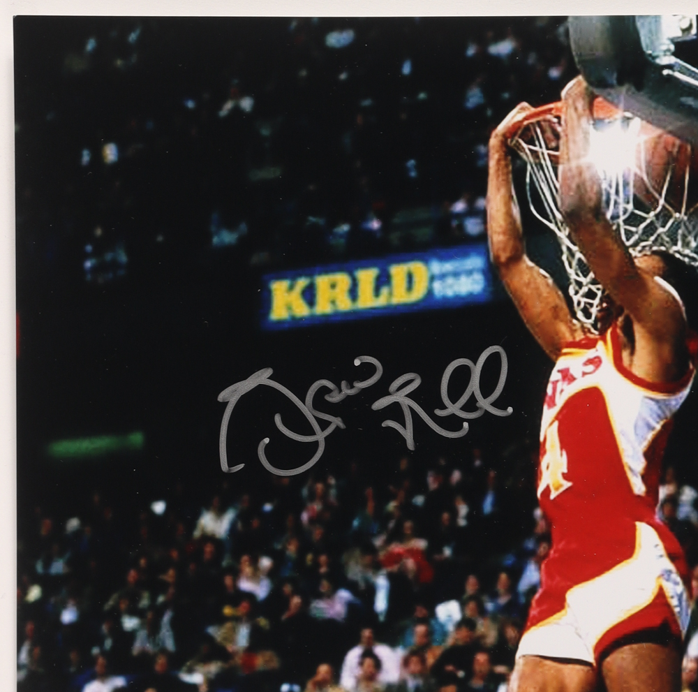Spud Webb Signed Hawks 11x14 Photo (TriStar Hologram) | Pristine Auction