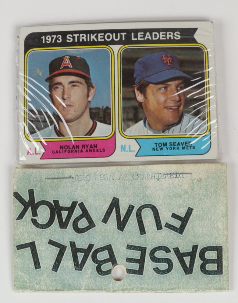 1974 Topps Baseball Card Fun Pack with (10) Cards (See Description ...