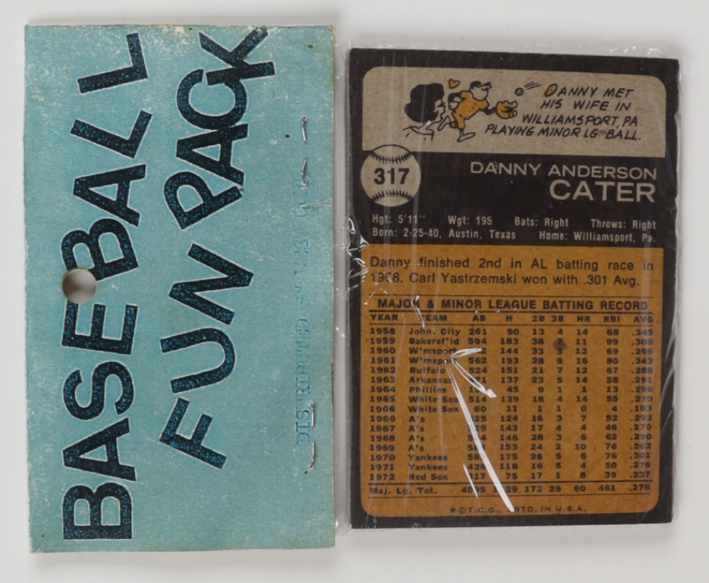 1973 Topps Baseball Card Fun Pack with (10) Cards (See Description ...