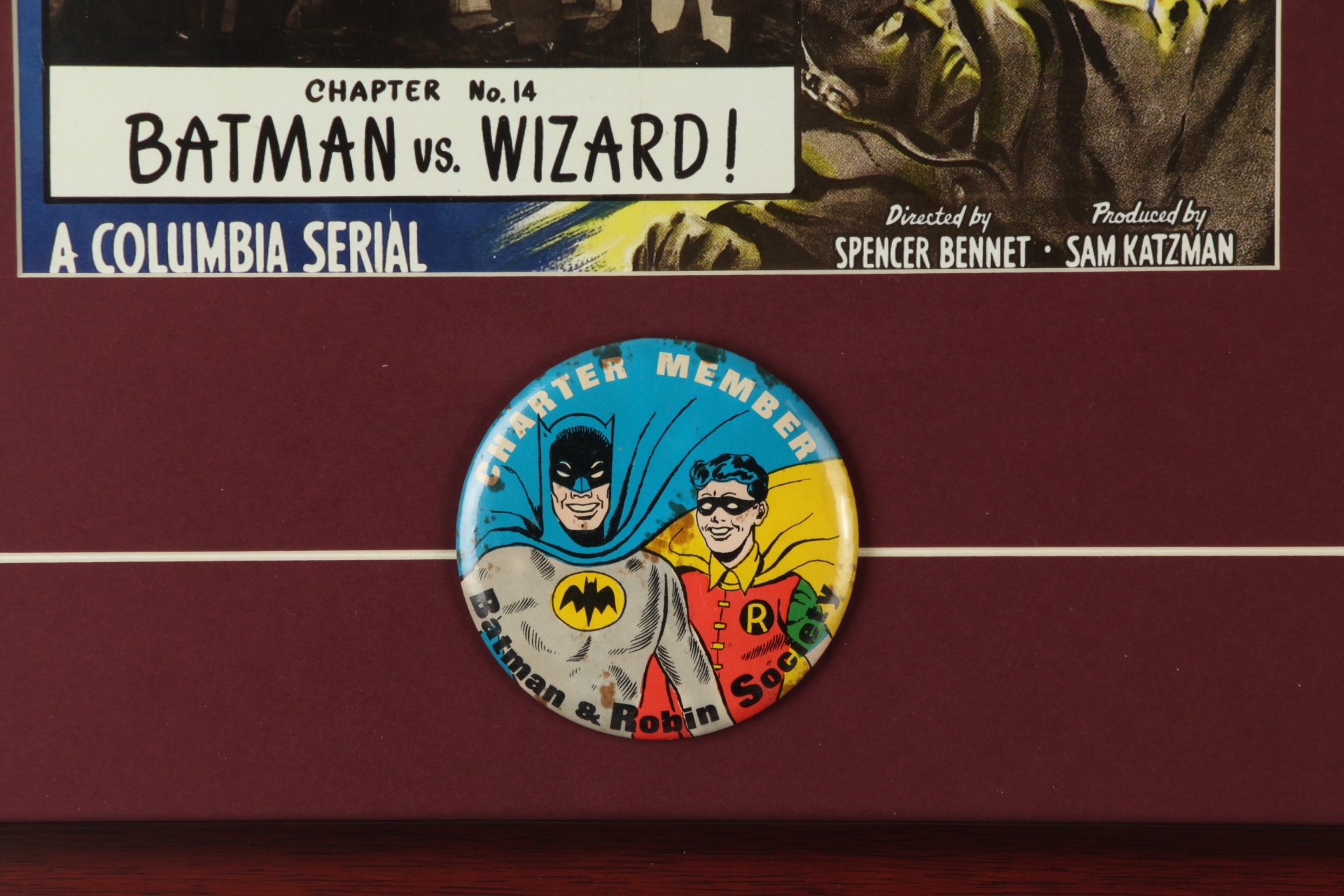 "New Adventures of Batman & Robin" 15x22 Custom Framed Poster Display ...