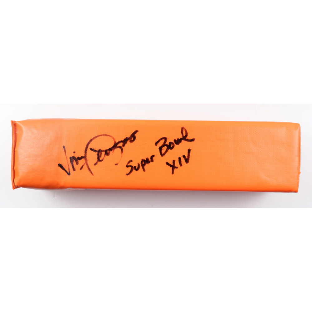 Vince Ferragamo Signed Endzone Pylon Inscribed "'Super Bowl XIV" (PSA ...