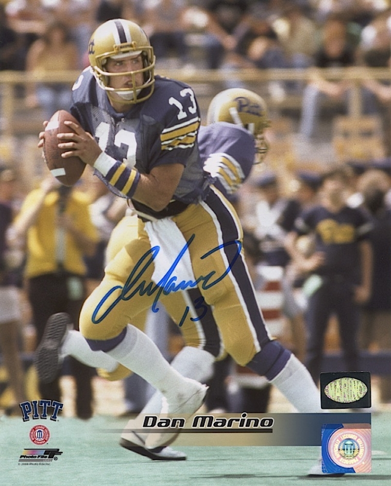 Dan Marino Signed Pittsburgh 8x10 Photo (Marino Hologram) | Pristine ...