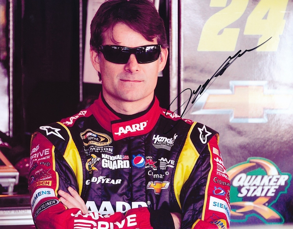 Jeff Gordon Signed NASCAR 8x10 Photo (PA LOA) | Pristine Auction