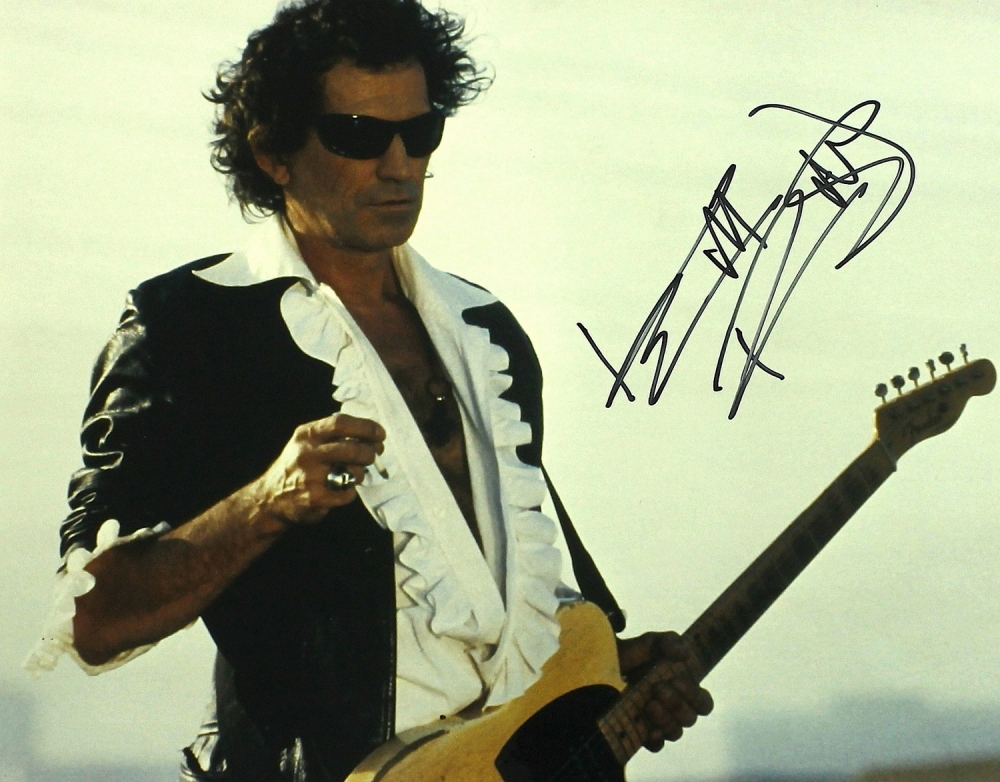 Keith Richards Signed "The Rolling Stones" 11x14 Photo (JSA ALOA ...