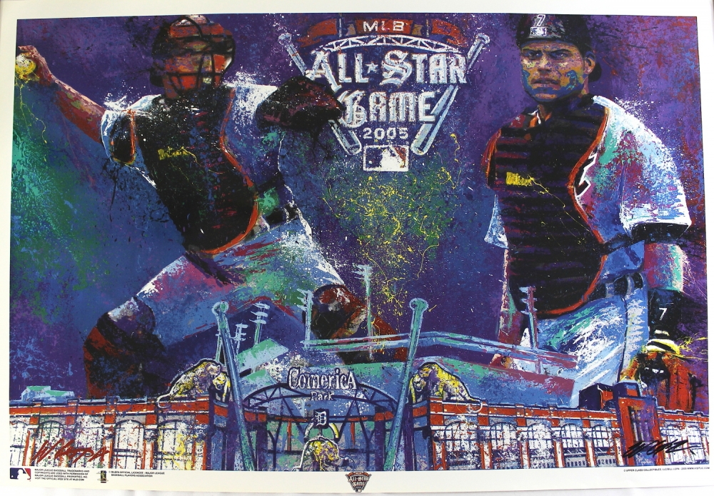 2005 MLB All-Star Game 24x36 Lithograph By Bill Lopa (PA LOA ...