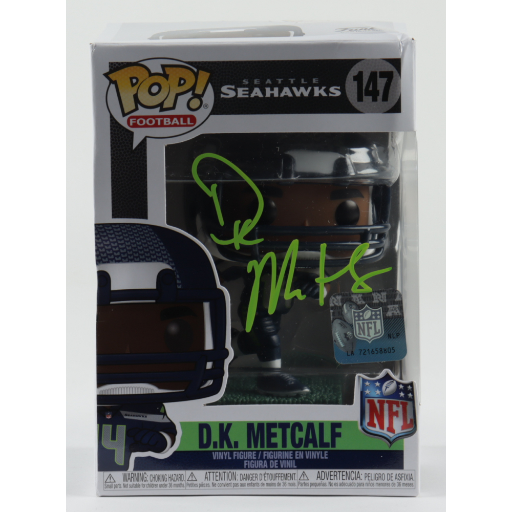 DK Metcalf Signed Seahawks #147 Football Funko Pop! Vinyl Figure ...