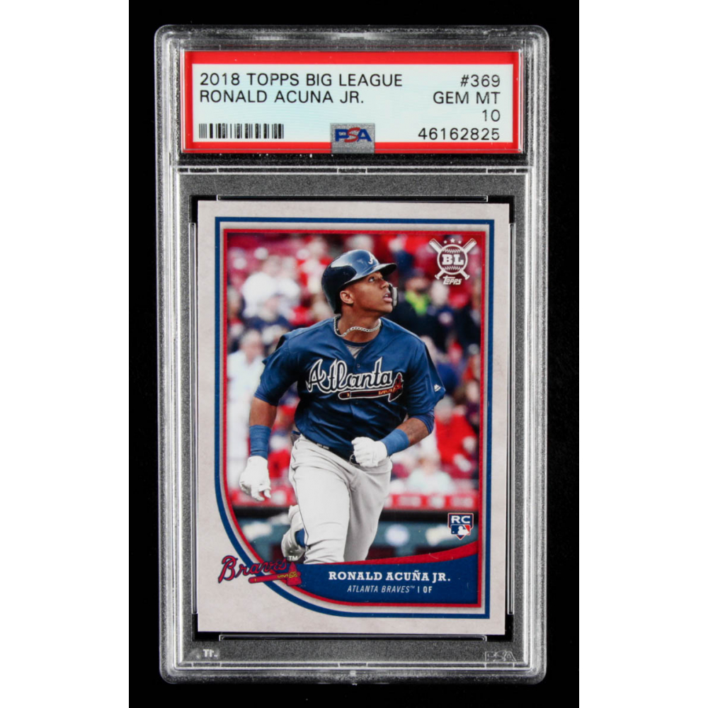 Ronald Acuna Jr. 2018 Topps Big League #369 RC (PSA 10) | Pristine Auction
