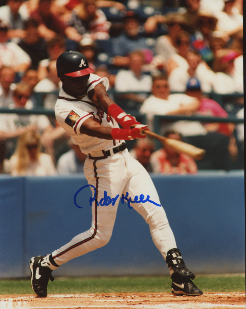Roberto Kelly Signed Braves 8x10 Photo (Althon Sports COA) | Pristine ...
