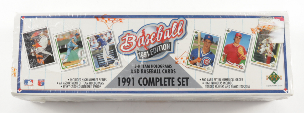 1991 Upper Deck Baseball Card Box Complete Set with (800) Baseball Cards | Pristine Auction