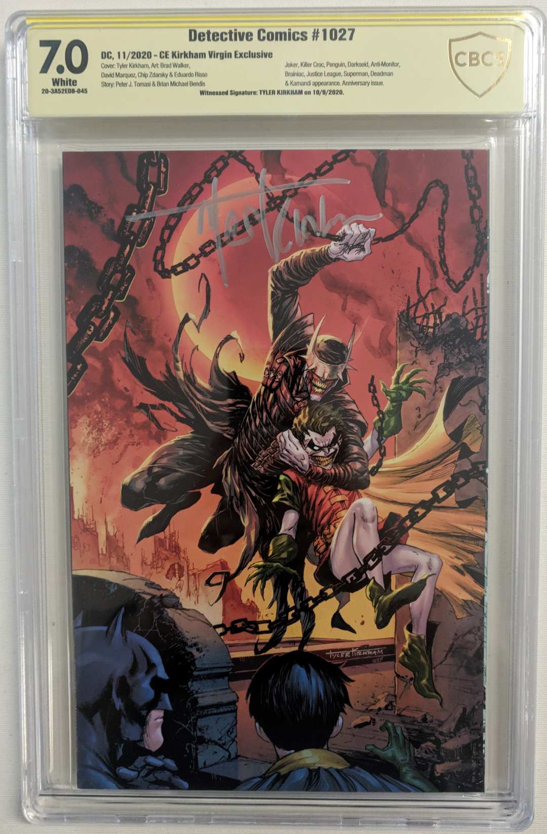 Tyler Kirkham signed 2020 "Detective Comics" Issue #1027 Kirkham ...
