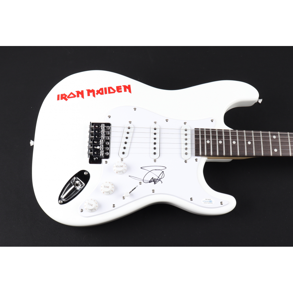 Steve Harris Signed 39" Electric Guitar (AutographCOA Hologram ...