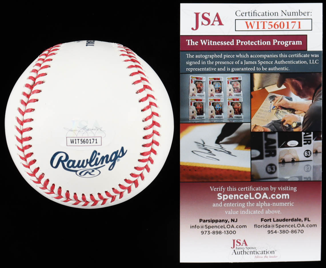 Miguel Cabrera Signed Hall Of Fame OML Baseball (JSA COA) | Pristine ...