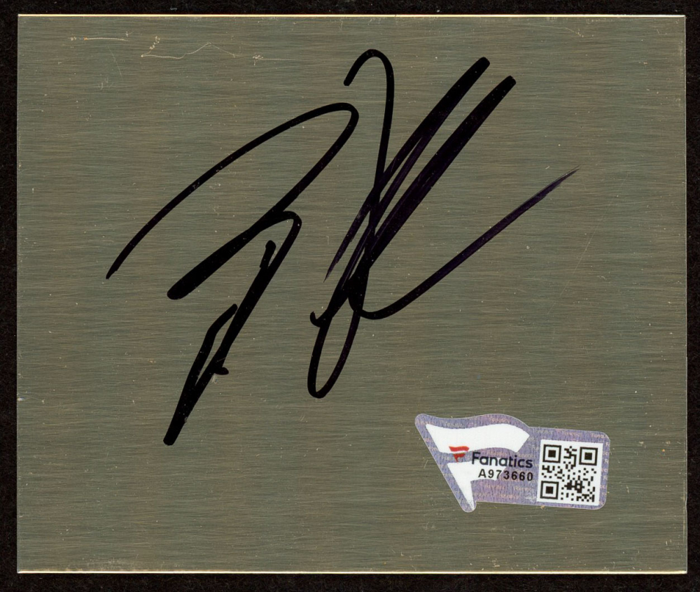 Brian Vickers Signed 2.5" x 3" Metal Cut (Fanatics Hologram) (See ...