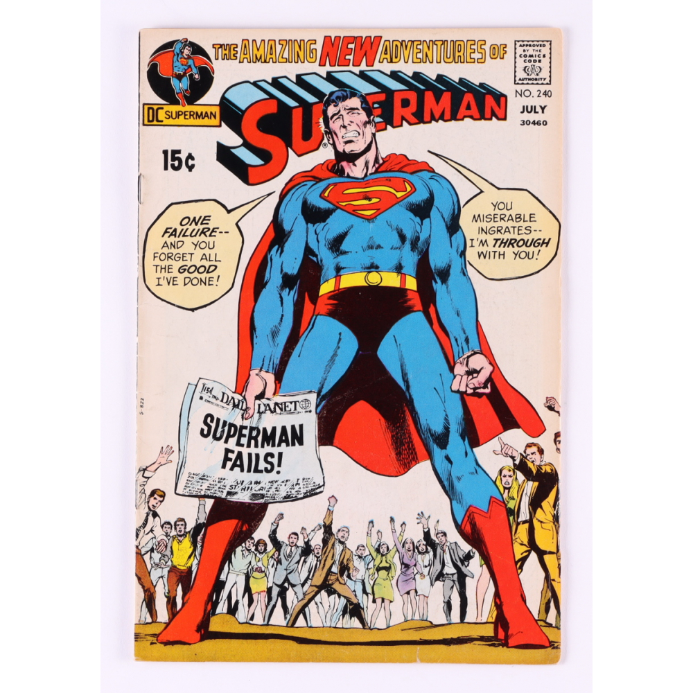 1971 "Superman" Issue #240 Comic Book | Pristine Auction