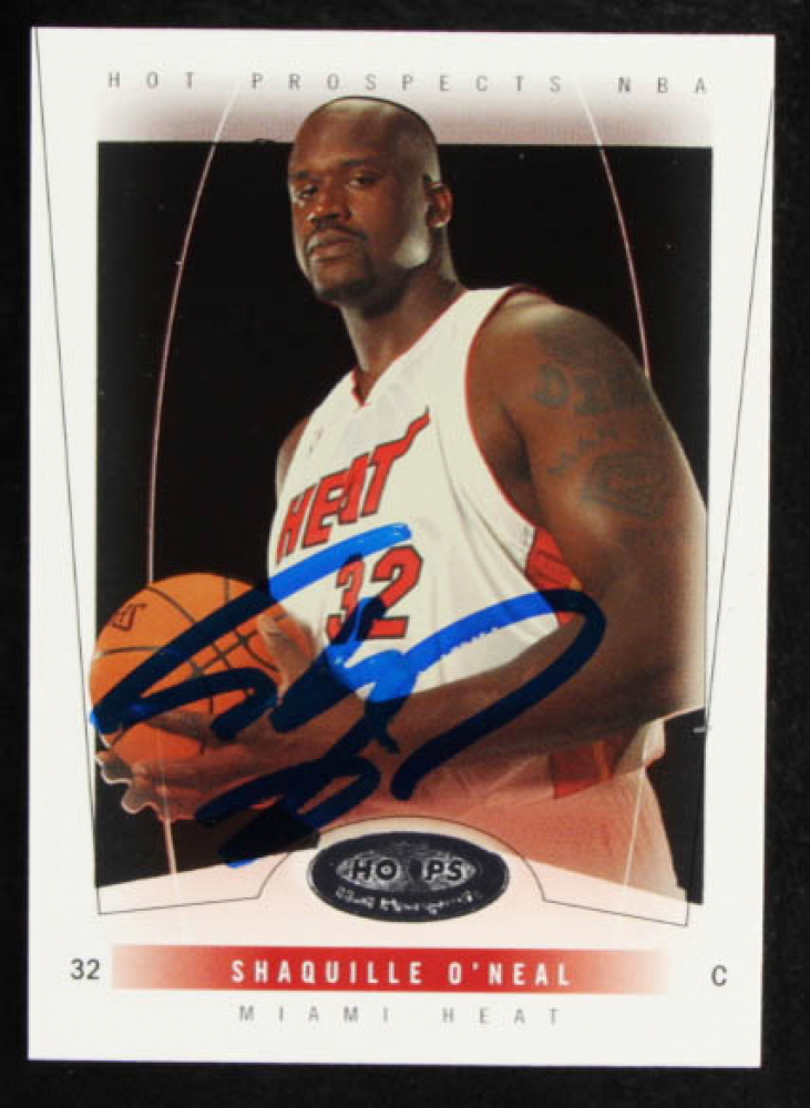 Shaquille O'Neal 2004-05 Hoops Hot Prospects #8 (JSA COA) | Pristine ...