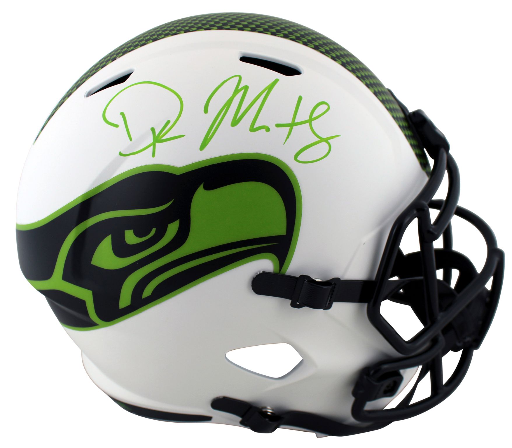 DK Metcalf Signed Seahawks Full-Size Lunar Eclipse Alternate Speed ...