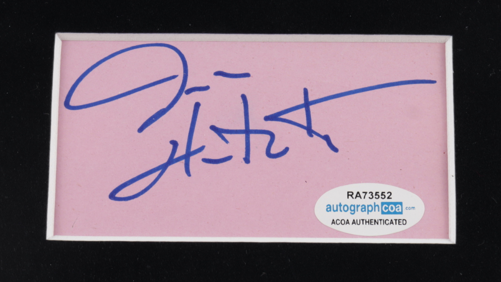 Josh Hartnett Signed "Black Hawk Down" 18.25x22.25 Custom Framed Cut ...